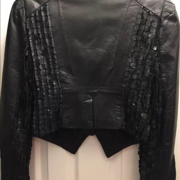 bebe | Jackets & Coats | Bebe Leather Motorcycle Cropped Jacket Ssexy ...